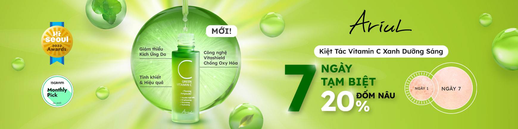 Ariul - Cho làn da trong mướt chuẩn Hàn